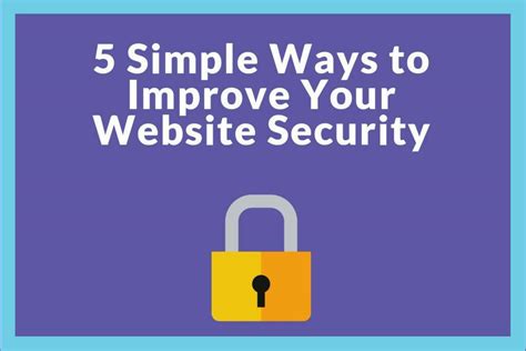 Simple Ways To Improve Your Website Security BuildThis