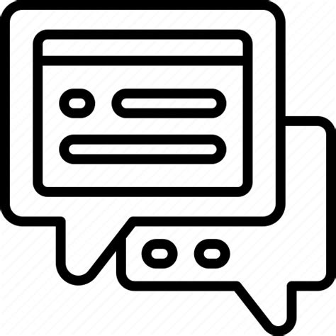 Chat Bubble Message Communication Speak Icon Download On Iconfinder