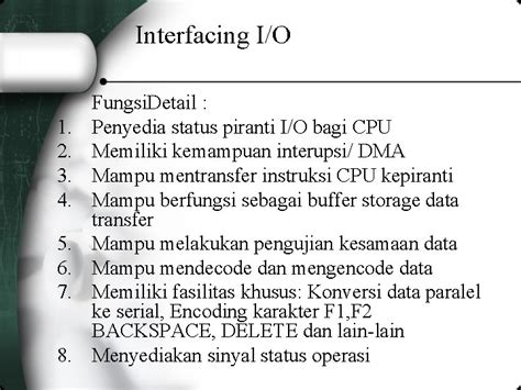 SISTEM INPUT OUTPUT Skema Komputer Model Mesin Pada