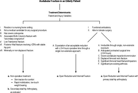 Treatment Algorithm For Acetabular Fractures In The Elderly[15 ] Download Scientific Diagram