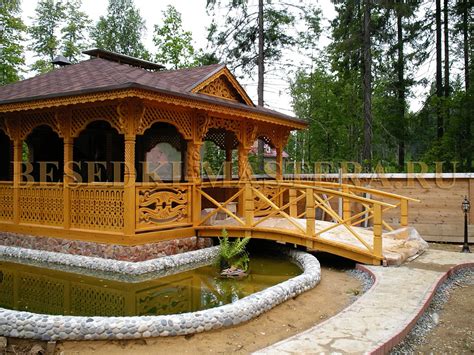 Беседка в русском стиле (52 фото) » НА ДАЧЕ ФОТО