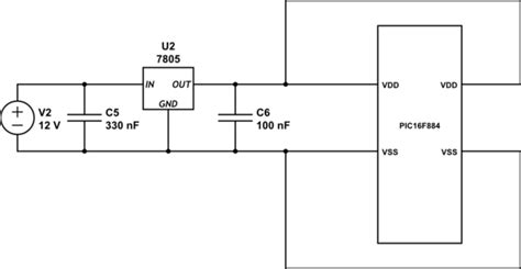 pic are additional smoothing capacitors required off of a voltage