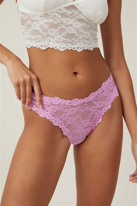 Stretch Lace G String Brief