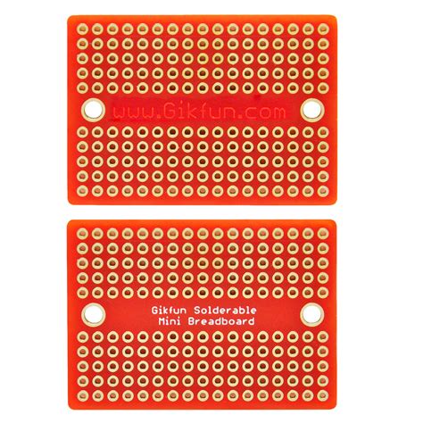 Gikfun Mini Solder Able Breadboard Gold Plated Finish Proto Board Pcb