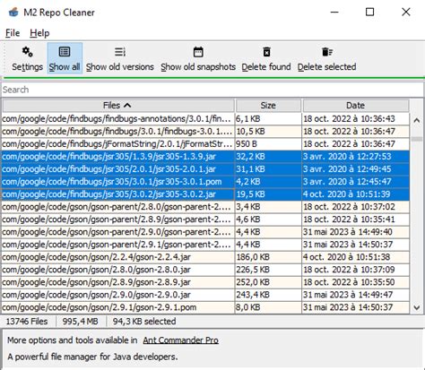 m2 repo cleaner 1 0 released japplis news