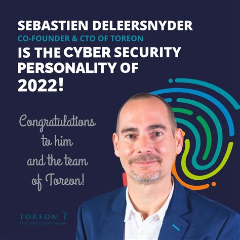 Cybersecurity Cybersecuritypersonality Cyberawards Belgian Cyber
