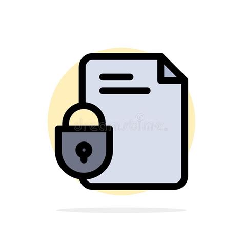 File Document Lock Security Internet Abstract Circle Background