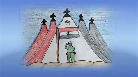 تصميم فنى بسيط عن حرب أكتوبر رسمه للمبتدئين عن حرب أكتوبر Aurora