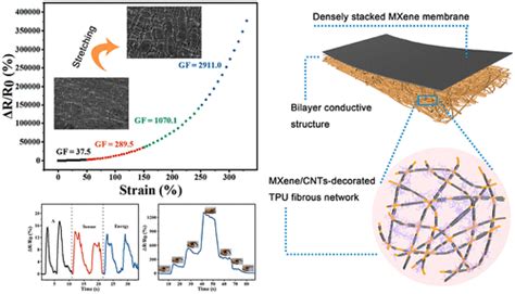 Highly Sensitive And Stretchable Mxenecntstpu Composite Strain Sensor With Bilayer Conductive