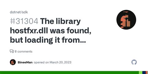 The Library Hostfxr Dll Was Found But Loading It From C Program Files Dotnet Host Fxr