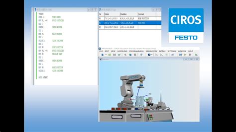 ciros robot assembly programming melfa basic v part 1 youtube