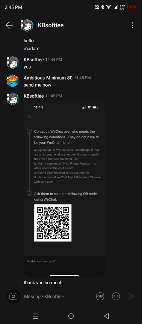 wechat verification promo today for first 2 people 11 paypal