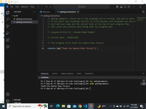 100 Days Of Typescript Challenge Static Typing Waseem Ahmed Mughal
