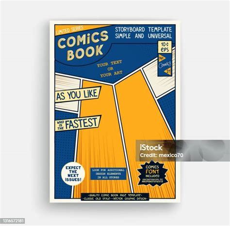 만화 책 페이지 템플릿 클래식 스토리보드 아트워크 만화 잡지 표지 벡터 그래픽 만화책에 대한 스톡 벡터 아트 및 기타 이미지