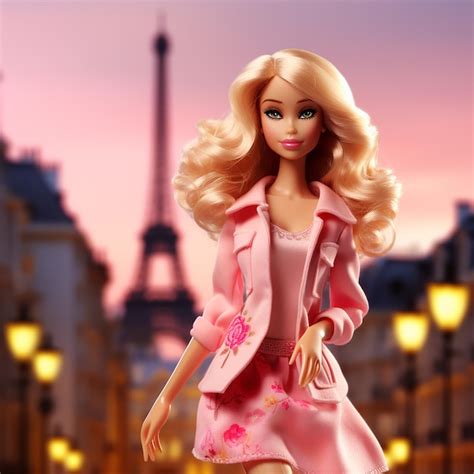 Premium Ai Image Barbie Doll In Paris
