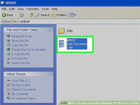 How To Create A Bootable Windows Xp Iso From A Folder Steps