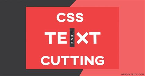 CSS Text Cut Effect On Hover Divide Text And Reveal Another