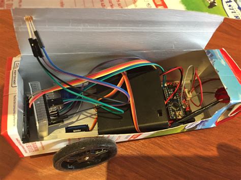 Collision Avoider Vehicle With Arduino Nano Trybotics