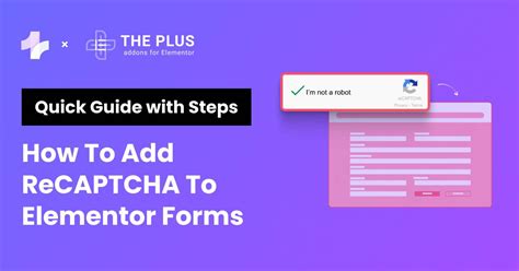 How To Add Recaptcha To Elementor Form Prevent Spam