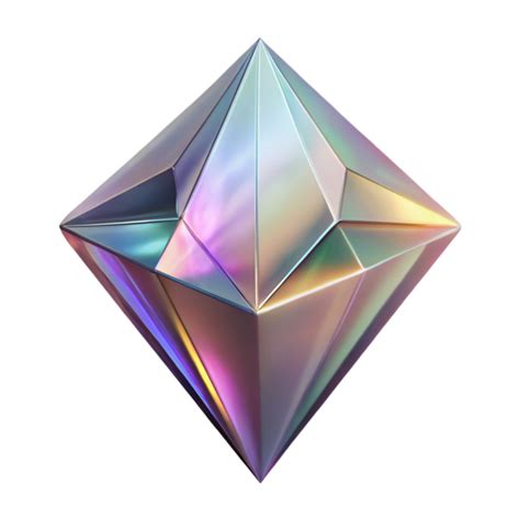 Extraordinary Vintage Crystal Prism Diffraction Pattern Cutout Detailed 60474320 Png