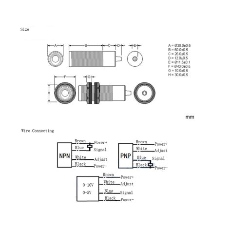 Taidacent Waterproof Proximity Sensor Ultrasonic Liquid Level Detection
