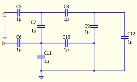 How To Simulate Equivalent Capacitance Of A Circuit Containing Only Capacitors QSPICE Qorvo