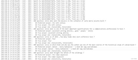 Oneapi 基于bert预训练模型的squad问答任务squad数据集 Csdn博客