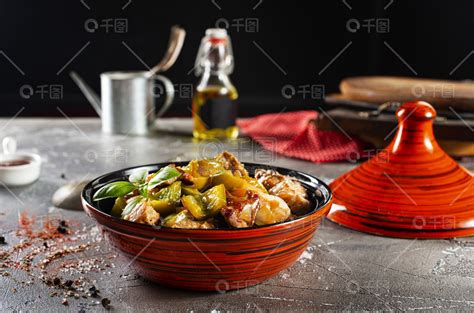 Tagine高清图片 摩洛哥塔吉锅配羊肉、南瓜和青椒 动物植物免费下载格式4000像素编号69991183 千图网