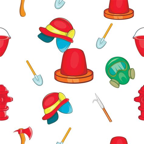 Fire Pattern Cartoon Style 15210208 Vector Art At Vecteezy