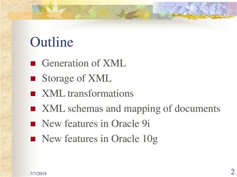 Oracle And Xml Mingzhu Wei 7 Ppt Download