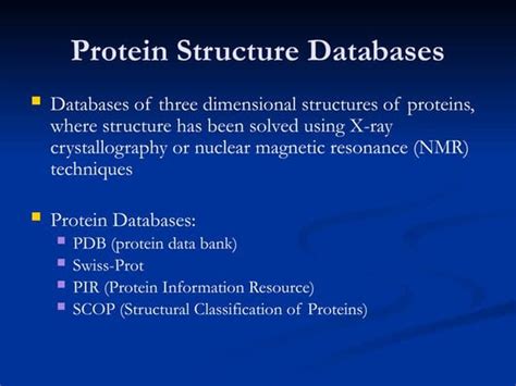 The Fascinating World Of Protein Structures Pptx