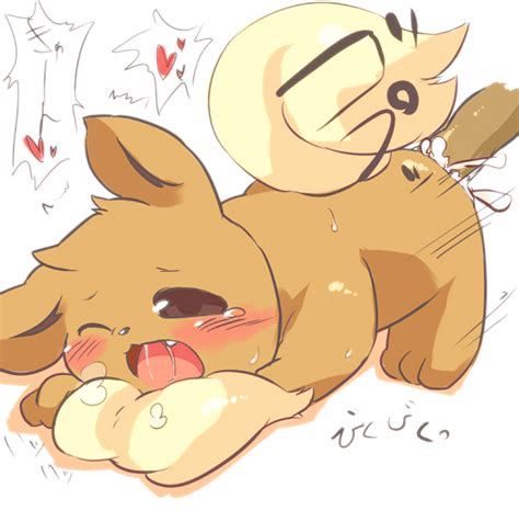 Rule 34 Blush Color Cum Eevee Feral Fur Insertion Male Nude Penis Pokemon Pokemon Species