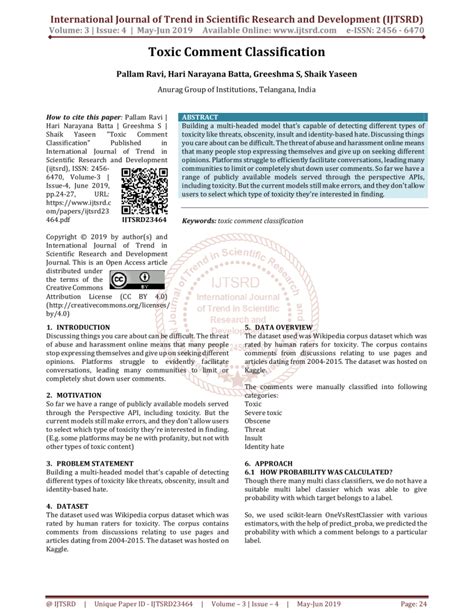 Toxic Comment Classification A Multi Headed Model