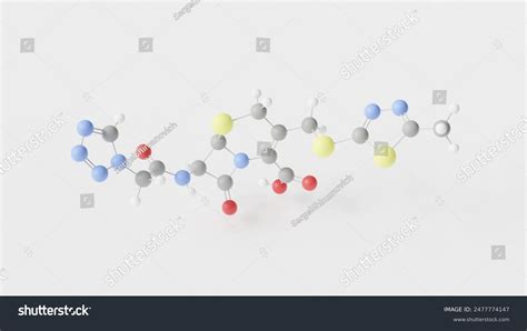 Cefazolin Molecule 3d Molecular Structure Ball Stock Illustration 2477774147 Shutterstock