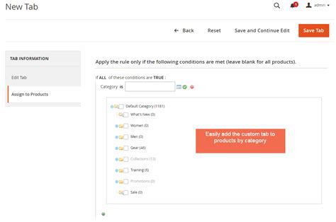 Magento Product Tab Extension Custom Tab Information