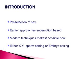 Embryo Sexing Pppt Ppt Infertility Reproductive Health