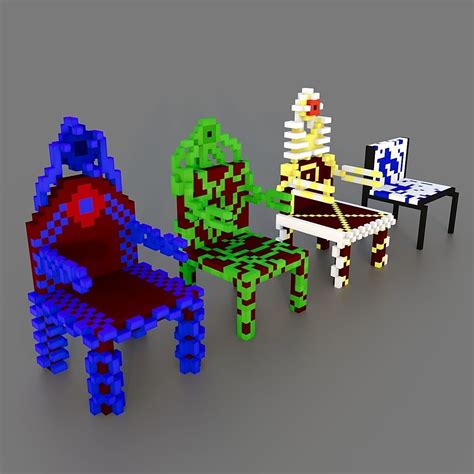 Minecraft Asset 3d Model Cgtrader