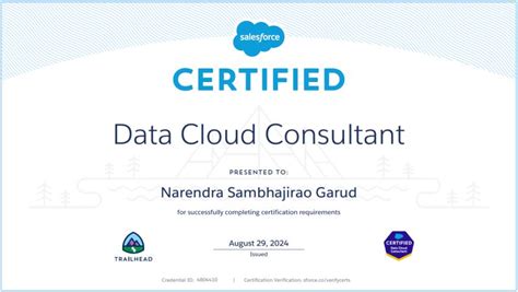 Excited To Announce That I Successfully Passed The Salesforce Data
