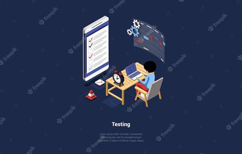 Premium Vector Concept Of App Testing Mobile Application Development Process Software Api