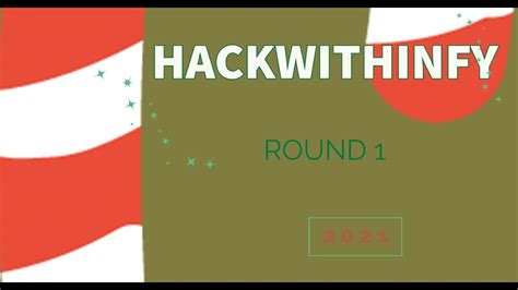 Round Hackwithinfy Preparation Coding Question YouTube
