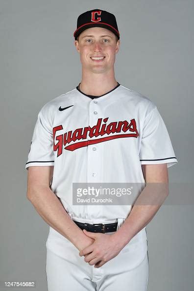 Tim Herrin Of The Cleveland Guardians Poses For A Photo During The