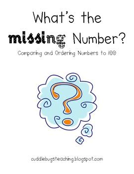 What S The Missing Number Comparing And Ordering Numbers To