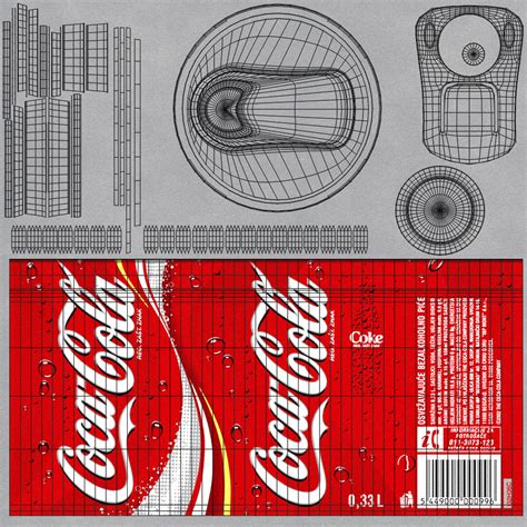 Coca Cola Can Texture