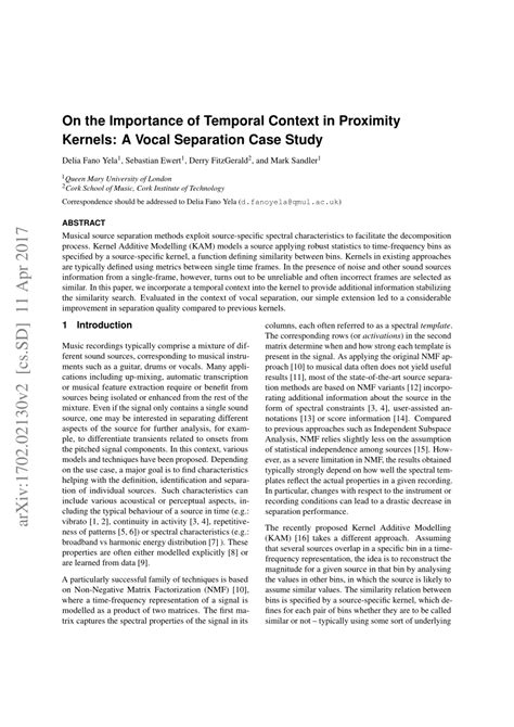 Pdf On The Importance Of Temporal Context In Proximity Kernels A