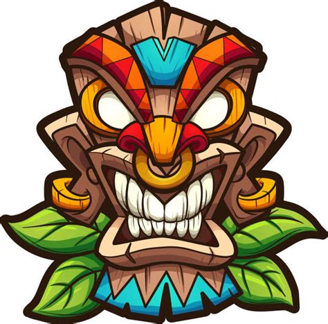 Tiki Mask Illustrations Royalty Free Vector Graphics And Clip Art Istock