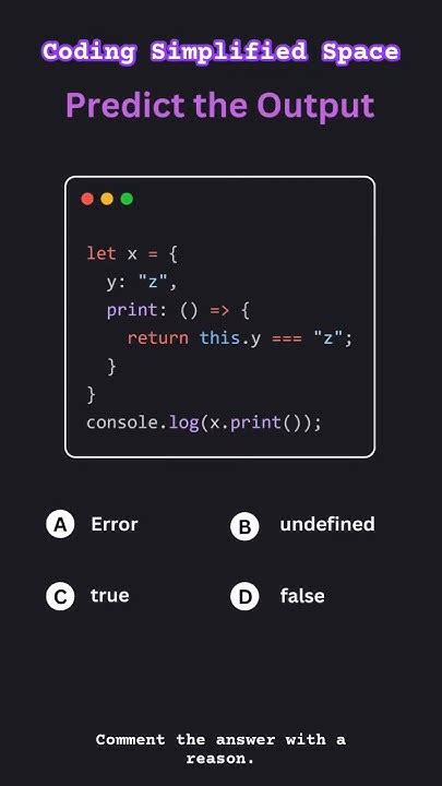 Javascript Question Comment The Answer With Justification Html Css Javascript Tutorial
