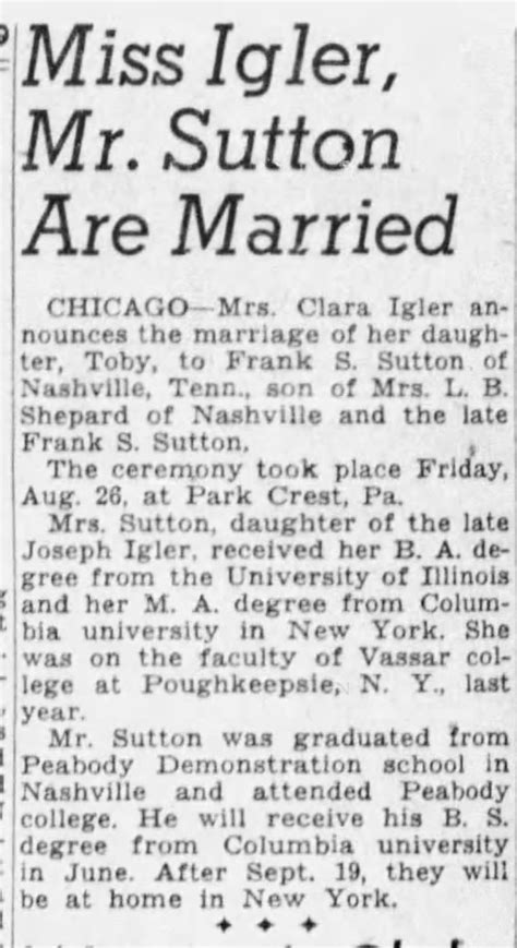 Frank Sutton Toby Igler 1949