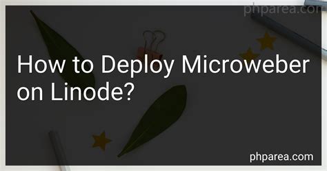 How To Deploy Microweber On Linode In 2025