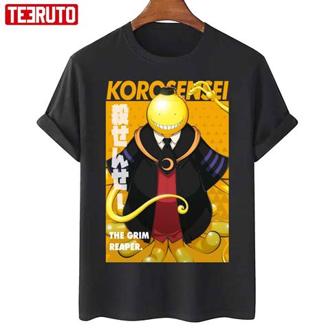 Korosensei The Grim Reaper Assassination Classroom Unisex T Shirt Teeruto