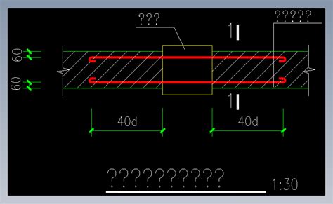 墙筋 Autocad 模型图纸下载 懒石网